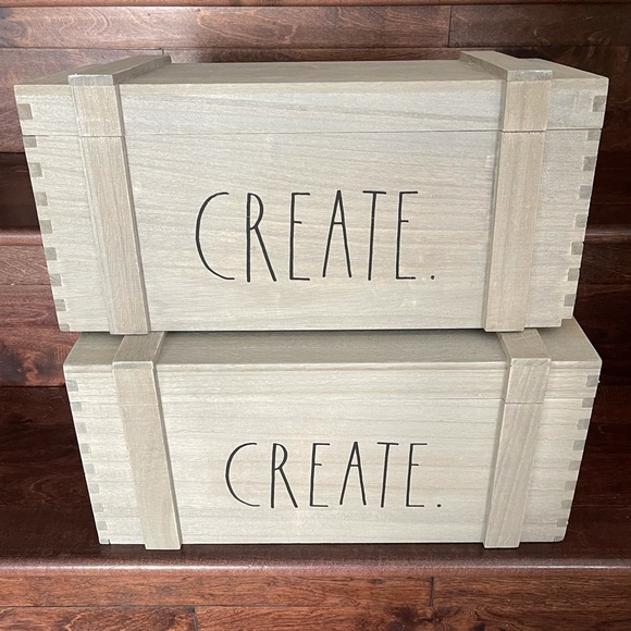 Rae Dunn | Storage & Organization | Rae Dunn Rustic Farmhouse Create ...
